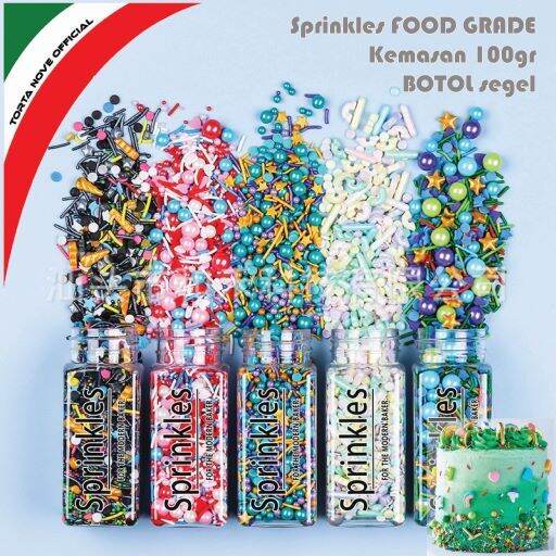 Trimit Gula FOOD GRADE Sprinkel kue Gula Dekorasi Edible SPRINKLE ...