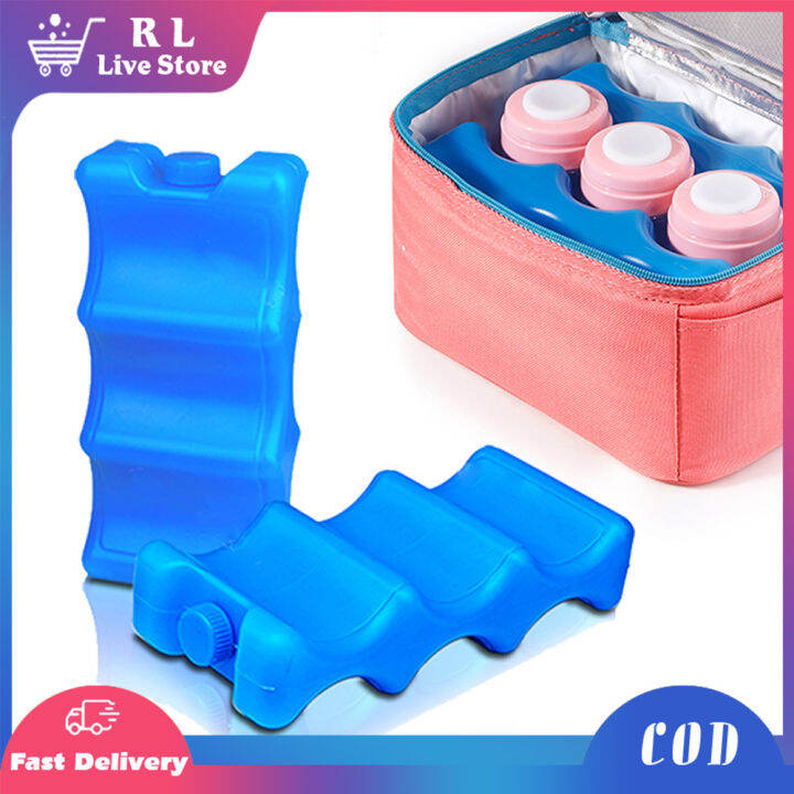 600ml Reusable Ice Brick Ice Block Cool Cooler Pack Bag For Travel ...