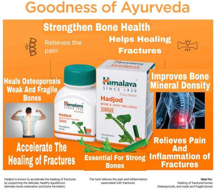 Himalaya Hadjod Strengthens Bone And Joints 60 Tabs | Lazada PH