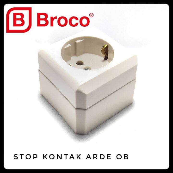 BROCO stop kontak arde persegi outbow OB | Lazada Indonesia