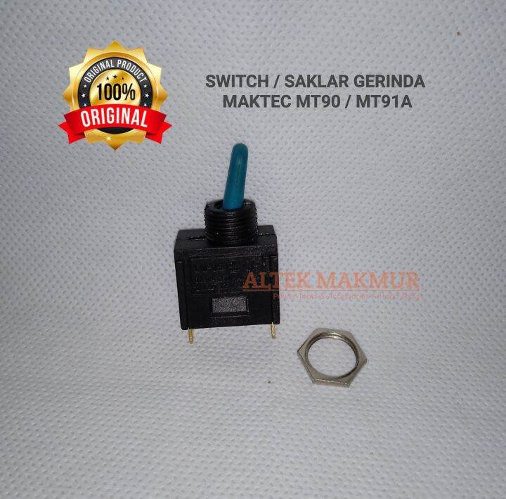 Switch Mesin Gerinda Maktec MT90 MT91A Saklar Skakel Gurinda Grenda Maktec MT 90 MT 91 A On off ...