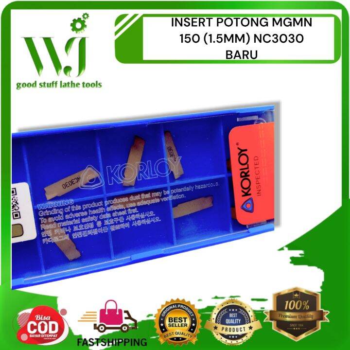 Insert Potong MGMN 150 200 300 NC3030 insert 1.5mm 2mm Cocok Untuk ...