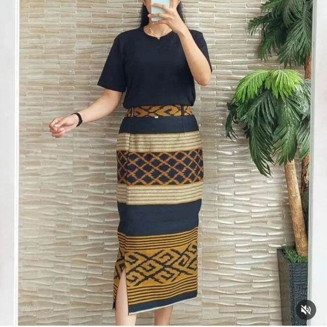 rok tenun span hitam etnik | Lazada Indonesia