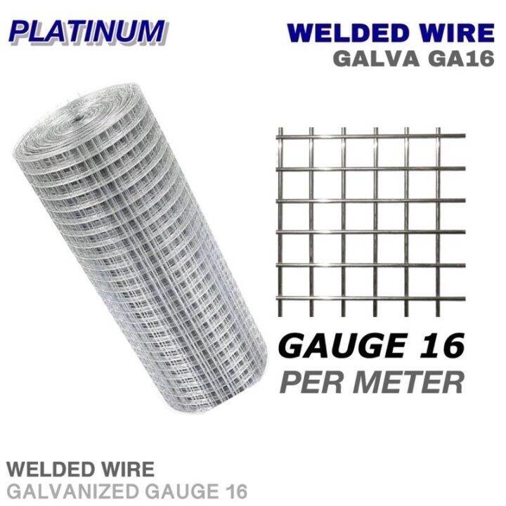 Per Mtr | GAUGE 16 Welded Wire Hot Dipped Galvanized | For Rabbit Cage ...