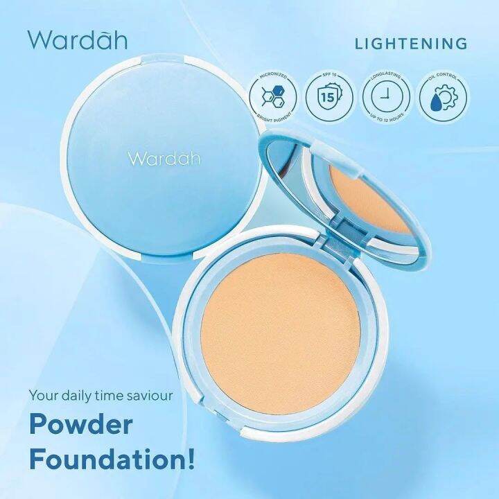 Refill Wardah Lightening Powder Foundation Light Feel | Lazada Indonesia