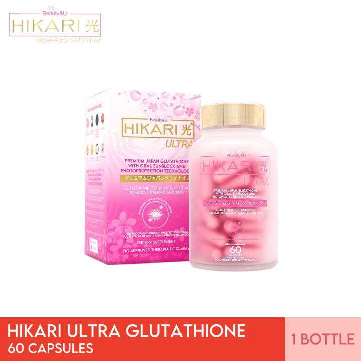 Hikari Ultra Premium Japan Glutathione (60 capsules) | Lazada PH