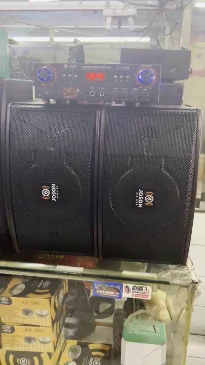 Joson JS-6600B Professional Audio Speaker Amplifier Set with 2pcs 10 ...
