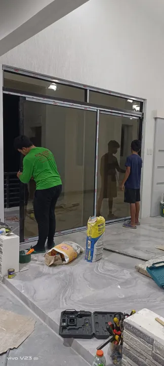 sliding window frame glass 120×120 cm 900 series (high quality) 120× ...