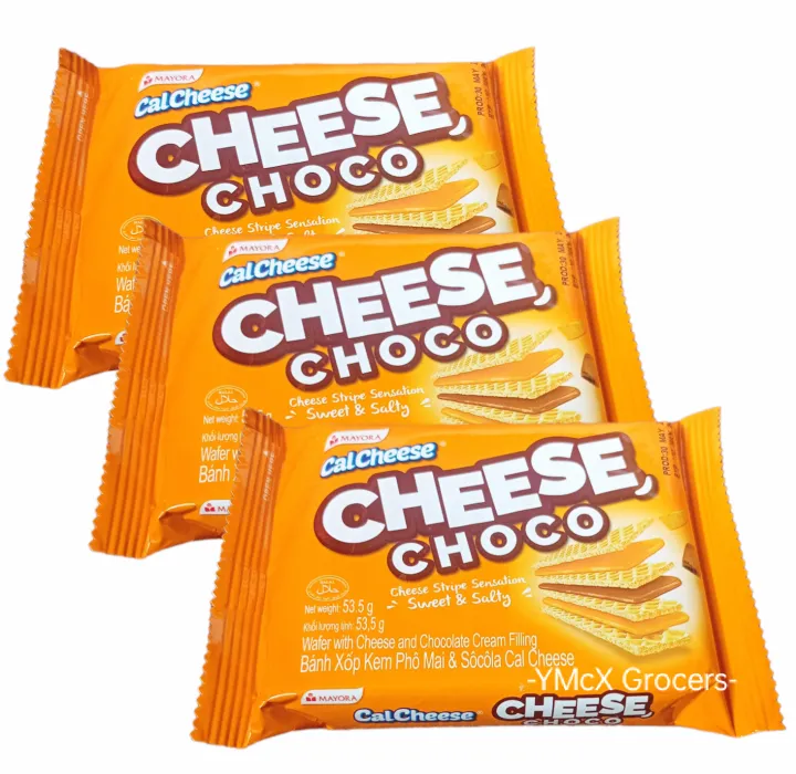 CalCheese Cheese Choco Wafer / Set of 3 | Lazada PH