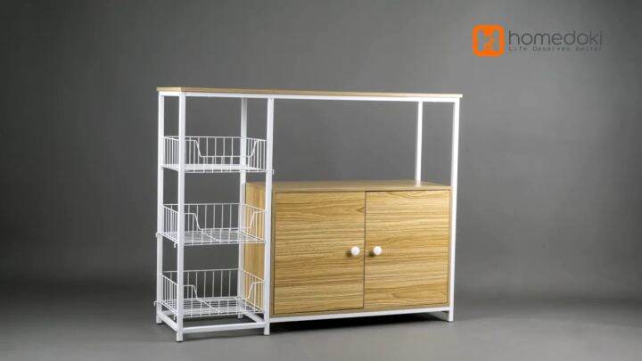 Kitchen Cabinet Storage Kitchen Organizer 4 Tier Kitchen Storage ...