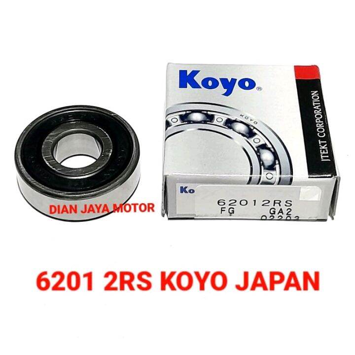 LAHER BEARING BERING RODA DEPAN 6201 2RS KOYO JAPAN ALL MATIC | Lazada Indonesia