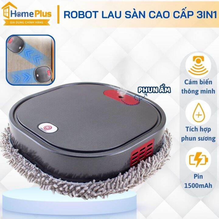 Robot Lau Nhà Robot Lau Sàn Thông Minh Phiên Bản Mới Cao Cấp Tích Hợp ...