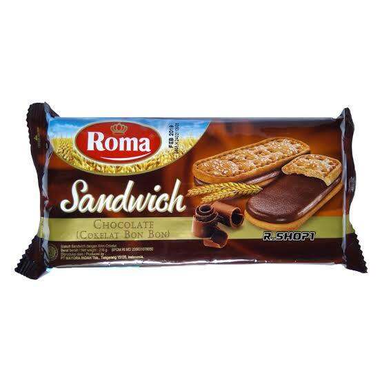 Biskuit roma sandwich rasa coklat | Lazada Indonesia