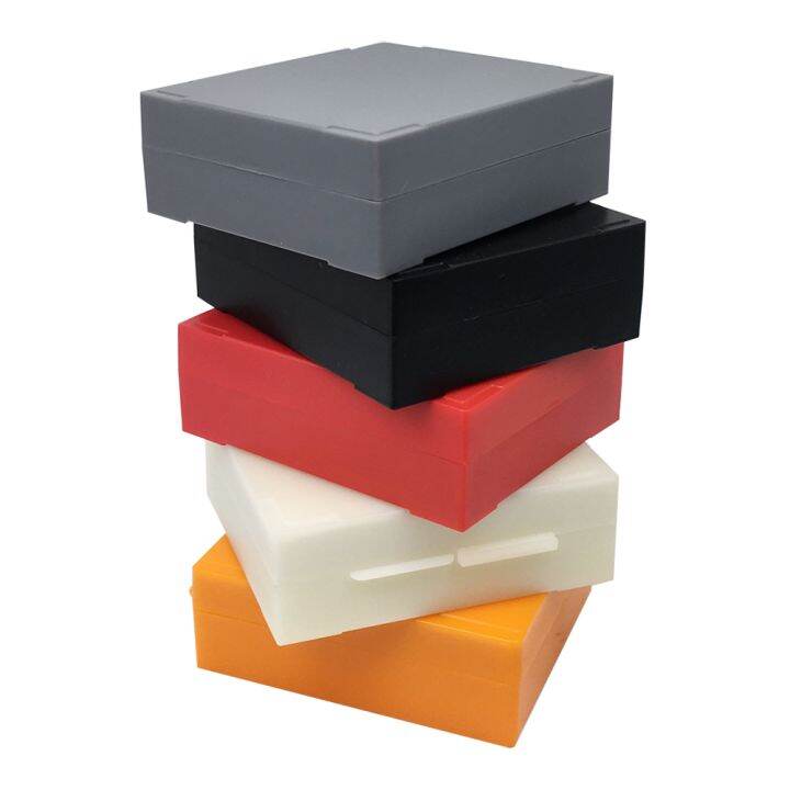 Microscope Slides Box 25 Places Slide Case Wood Pad Plastic Storage Box ...
