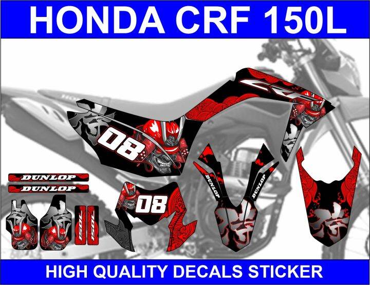 Honda crf 150L decals sticker, Laminated | Lazada PH