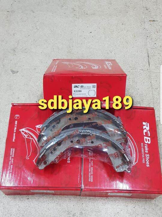 kampas rem belakang brake shoe land cruiser landcruiser turbo vx80 ...