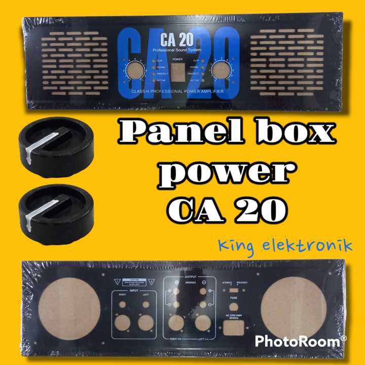 PANEL BOX POWER CA 20 plus knop dan kit panel depan | Lazada Indonesia