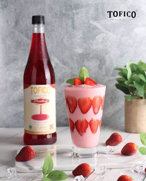 TOFICO SYRUP / TOFICO SIRUP (1 LITER ) - STRAWBERRY | Lazada Indonesia