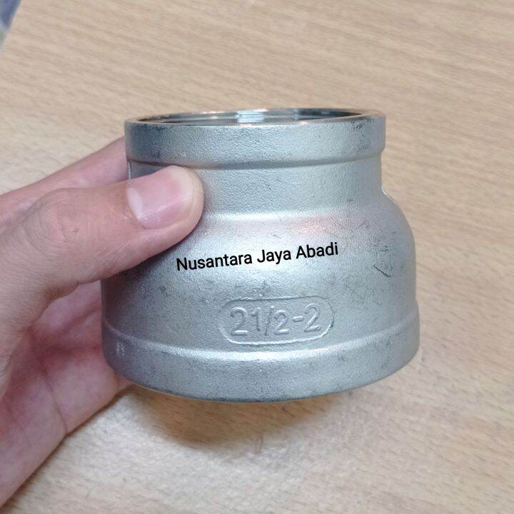 Reducer Vlok Sock Stainless 304 Drat Dalam 2 1/2 x 2 " inchi | Lazada ...