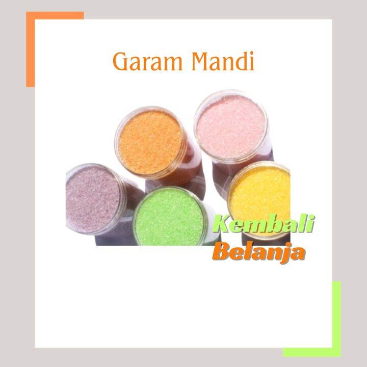 Garam Mandi 100 Gram/ Bath Salt/ Garam Mandi Spa Tradisional/ Foot Salt ...