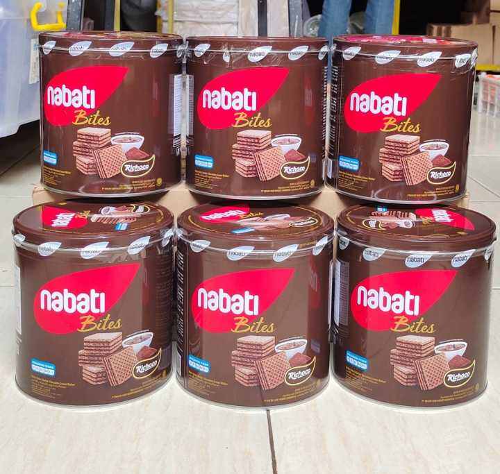 Nabati bites kaleng Ready komplit varian coklat,keju, | Lazada Indonesia