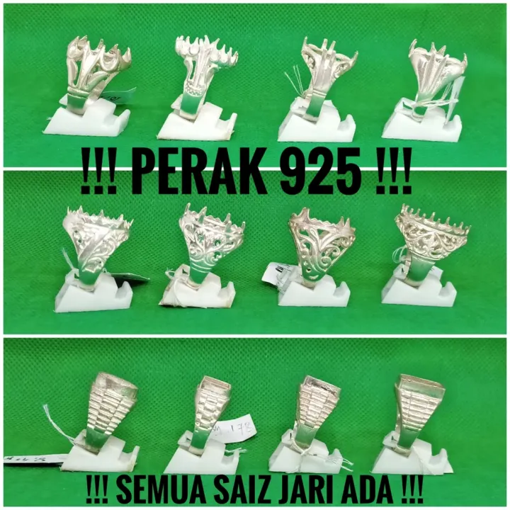 RING PERAK 925 SAIZ JARI BOLEH DI RESIZE | Lazada