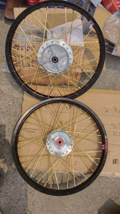 rim set for xrm110 xrm 125 wave 125 sym bunos with brake panel | Lazada PH