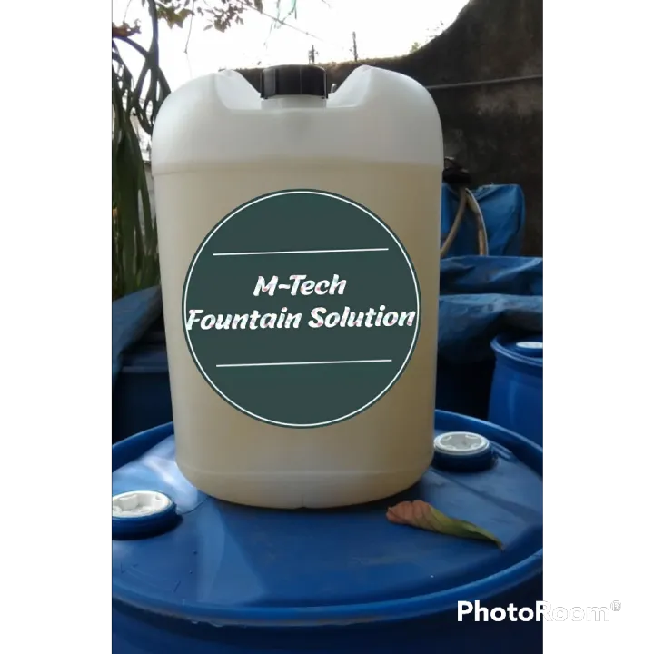 Fountain Solution M Tech 5 Liter untuk Cetak Offset tanpa IPA ALKOHOL ...
