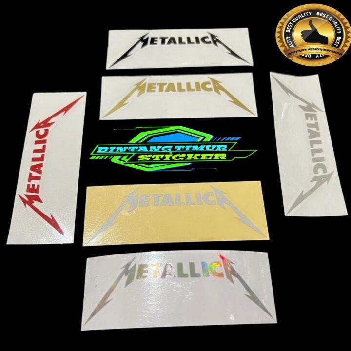 STICKER TULISAN METALICA CUTTING | Lazada Indonesia