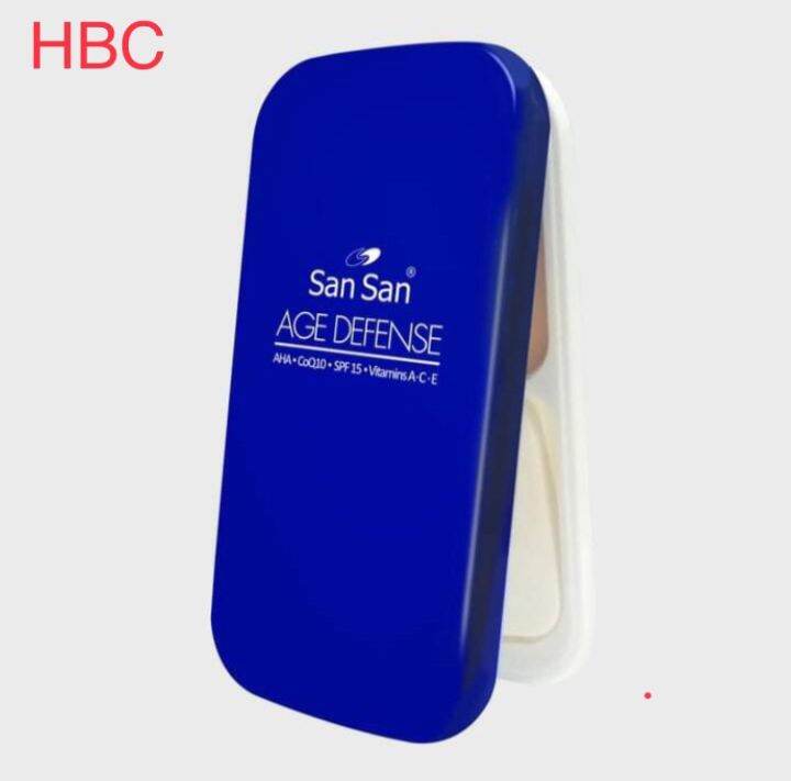 San San age defense pressed powder(#2 ivory)hbc product | Lazada PH
