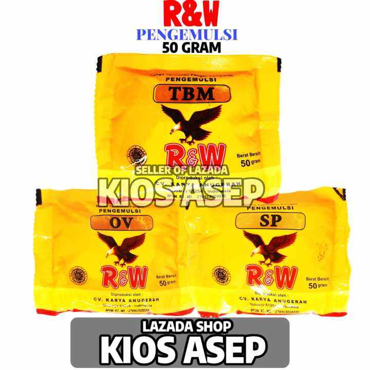 Emulsifier Pengembang Pelembut Kue R&W 50gr Ovalet TBM SP | Lazada ...