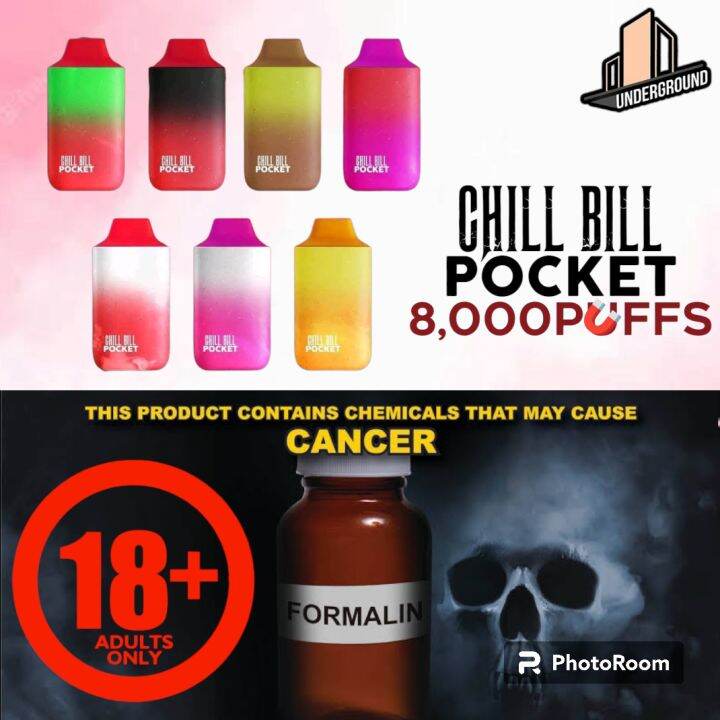 Chill Bill Pocket 8000 | Lazada PH