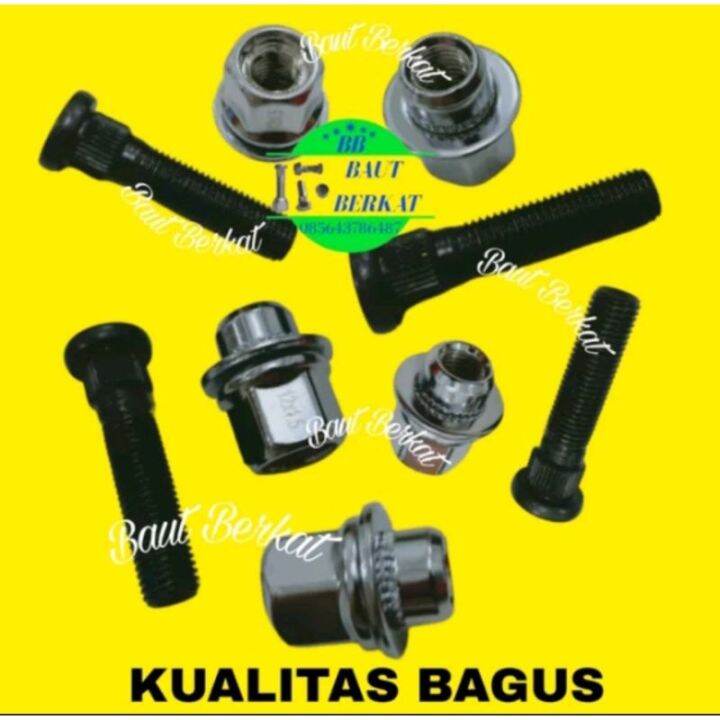 ISI 10 PCS baut mur racing kijang panjang kijang kapsul kijang krista ...
