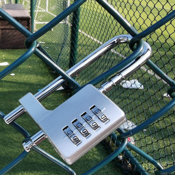 Lock Extra Long Padlock 4 DIGIT Combination Lock Heavy Duty Outdoor ...