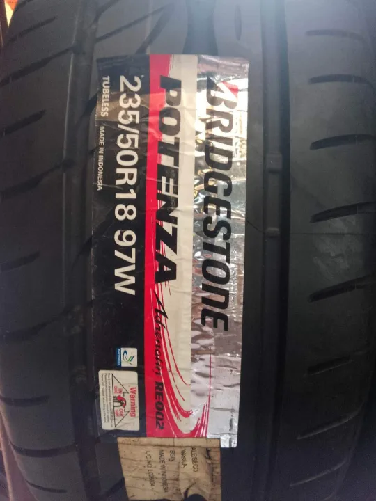 235/50/18 Bridgestone POTENZA RE002 - Brand-new 2022 | Lazada PH