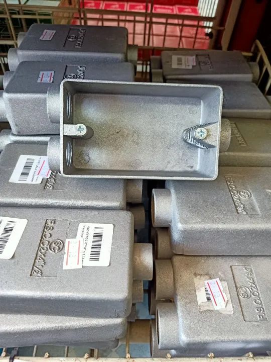 FSCC Box 2×4 รู 1/2" / 3/4" บ๊อกซ์ FSCC 3 ทาง (SC) | Lazada.co.th