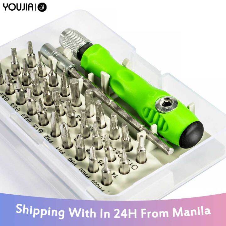32 in 1 Multi-purpose Precision Screwdriver Set Magnetic Precision Screwdriver Bits Repair Torx ...