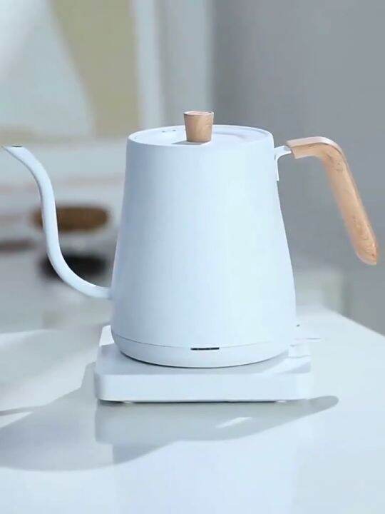 Gooseneck electric kettle Long narrow mouth coffee pot hand drop pot ...