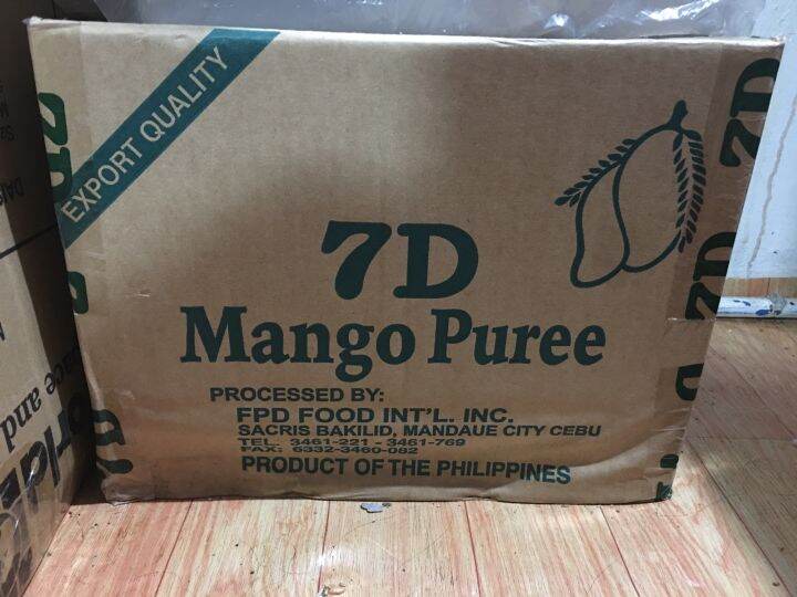 Mango Puree 7D mango syrup | Lazada PH