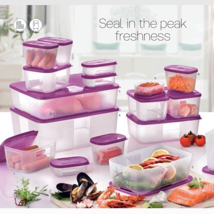 Tupperware Freezermate 650ml 1.5L 3.1L 5.6L | Lazada