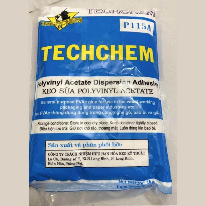 Keo Sữa Techchem P115A Chuyên Dụng Dùng Cho Đồ Gỗ Dán Giấy Bao Bì Làm ...