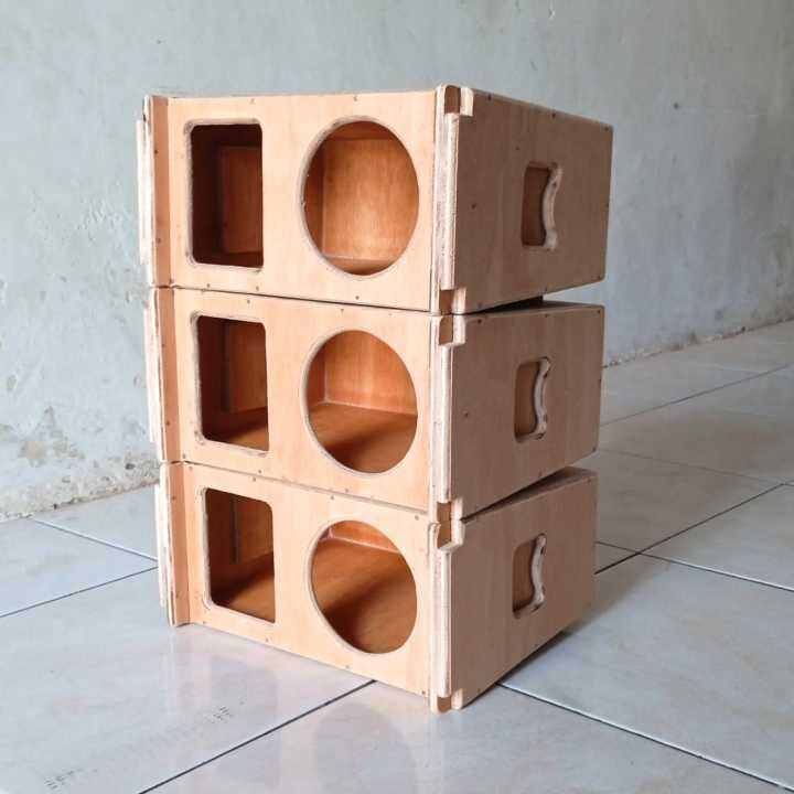 Box Speaker 4 Inch Line Array + Tweeter Full Meranti | Lazada Indonesia