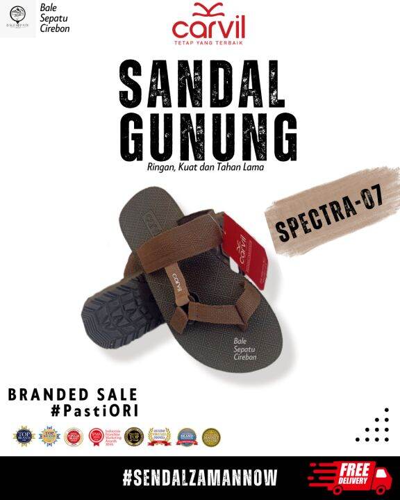 SENDAL GUNUNG PRIA | Carvil Spectra-07 | Carvil Olive | | Lazada Indonesia