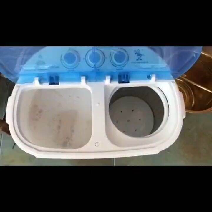 Portable Mini Compact Double Tub Washing Machine 4KG Spin Portable ...