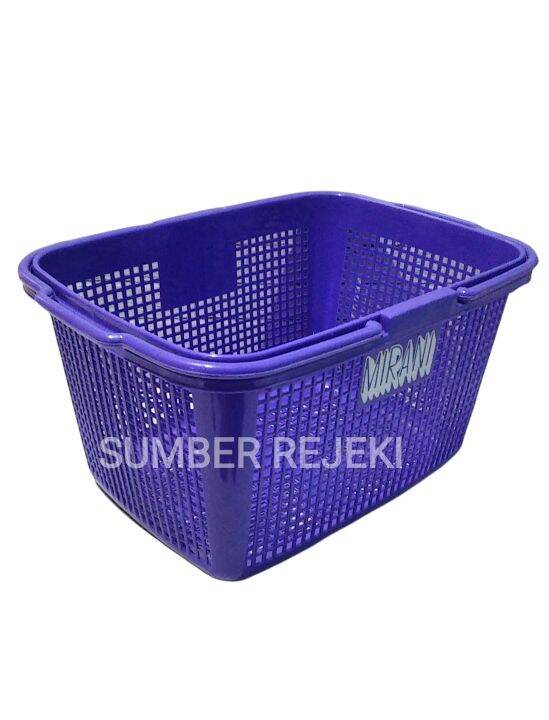 KRANJANG BELANJA PLASTIK KERANJANG BELANJA KRANJANG SAYURAN | Lazada ...