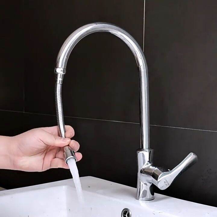 พร้อมส่ง💧สายยางต่อก๊อกน้ำ ท่อต่อก๊อกน้ำ 20/30/50cm บิดได้ 360° การติดตั้งสากล ท่อต่อก็อกน้ำ สาย ...