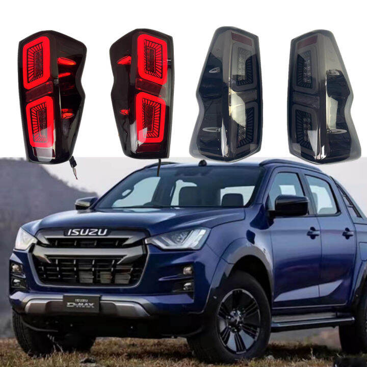 A pair of taillights suitable for Isuzu D-max 2020-2021 pickup truck ...