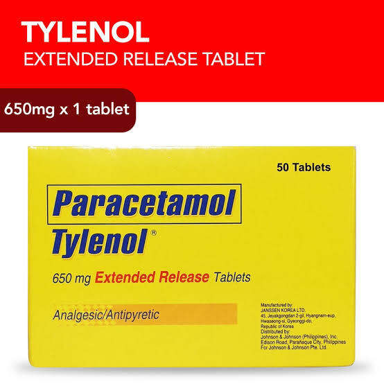 Tylenol 650 mg Extended Release 50 Tablets | Lazada PH