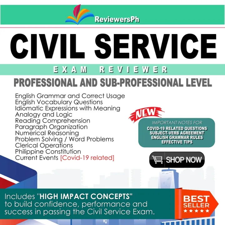 CIVIL SERVICE REVIEWER [Bestseller] | Lazada PH