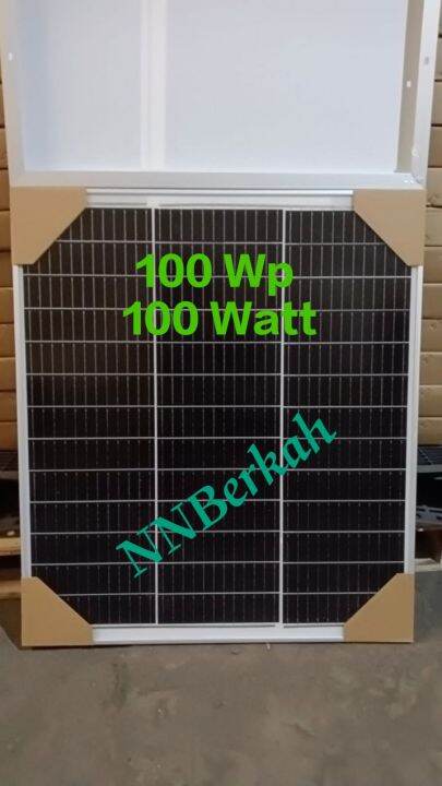 Solar Panel 100wp Mono Solar Cell Panel Surya 100 wp panel surya 100 ...